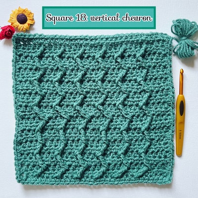 Stitch Sampler Crochet Blanket Pattern Textured Crochet, Crochet ...