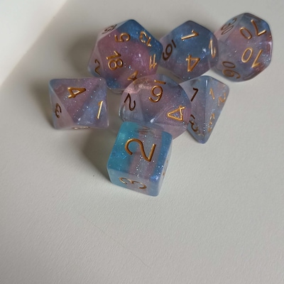 Sharp Edge Dice, Black Star, Galaxy Void, Liquid Core Dice, Dnd Dice ...