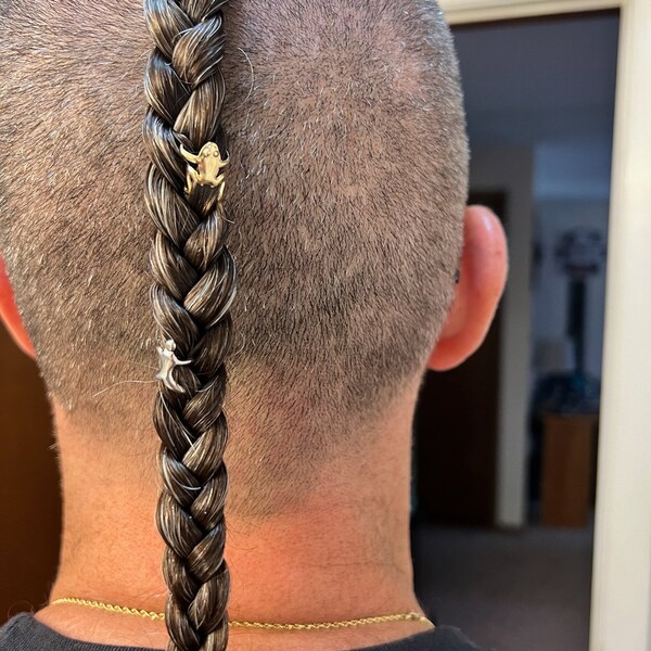 Tribal Dread Bead Bone Dread Bead Dreadlock Accessory Norse Dread Bead ...