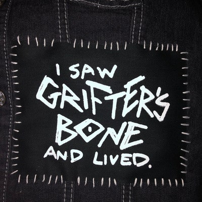 BONE APPLE TEETH Diy Blockprint Patch Tma - Etsy