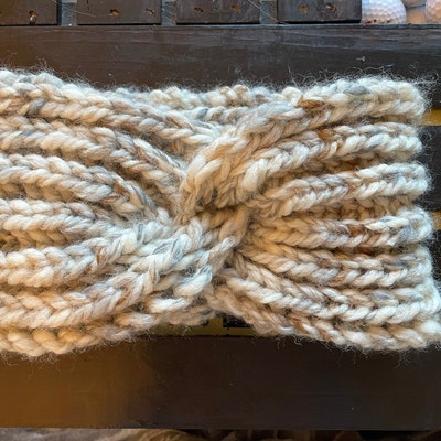 KNITTING PATTERN Bulky Twisted Headband - Etsy