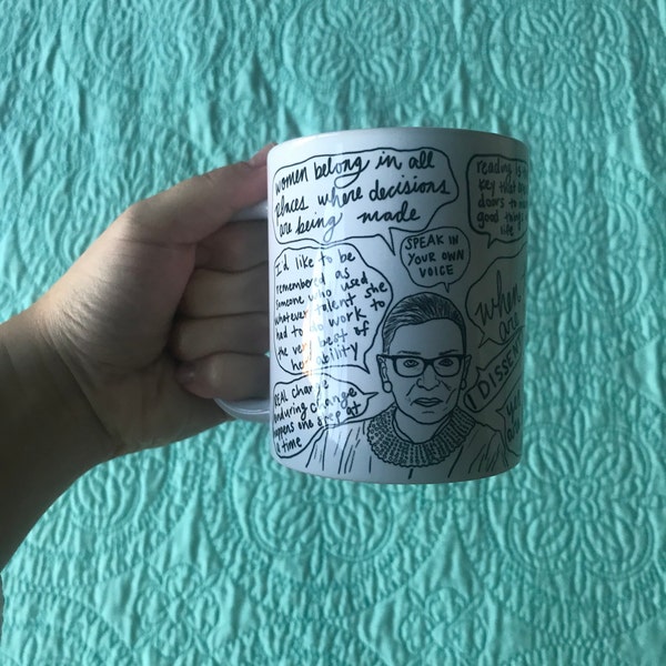 RBG Quotes Mug - Etsy