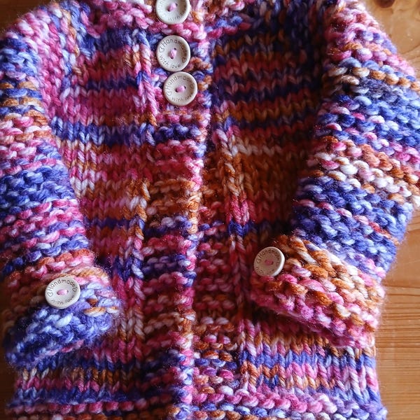 KNITTING Pattern-the Brink Sweater (2, 3/4, 5/6, 7/8, 9/10, 11/12, S, M ...