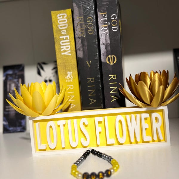 Lotus Flower Rina Kent God of Fury Officially Licensed 3D Printed ...