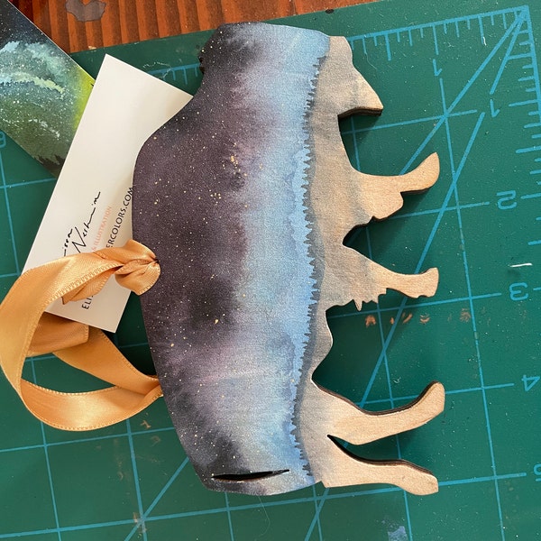 Buffalo Bison Shape - Laser Cut Unfinished Wood Cutout Craft Shapes - Etsy