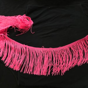 Neon Chainette Fringe, Polyester Fabric Fringe, Tassel Fringe by the ...