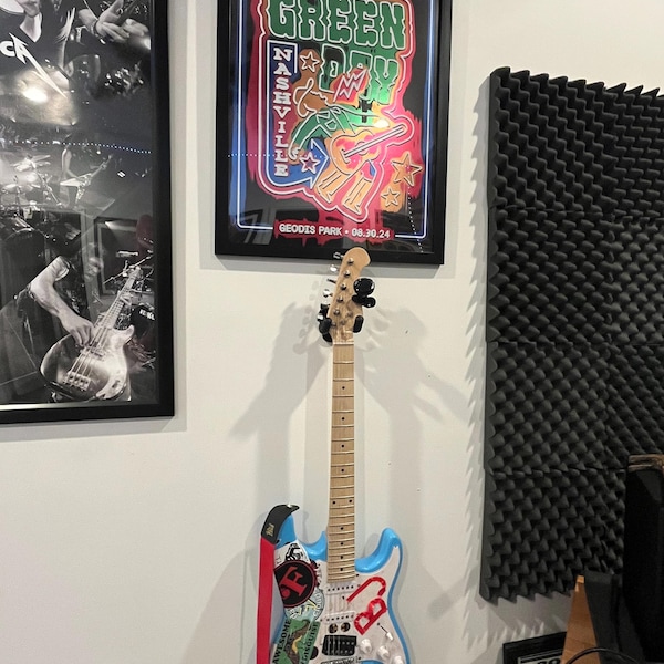 1994 BJ Guitars Billie Joe Armstrong Green Day Blue Guitar - Etsy