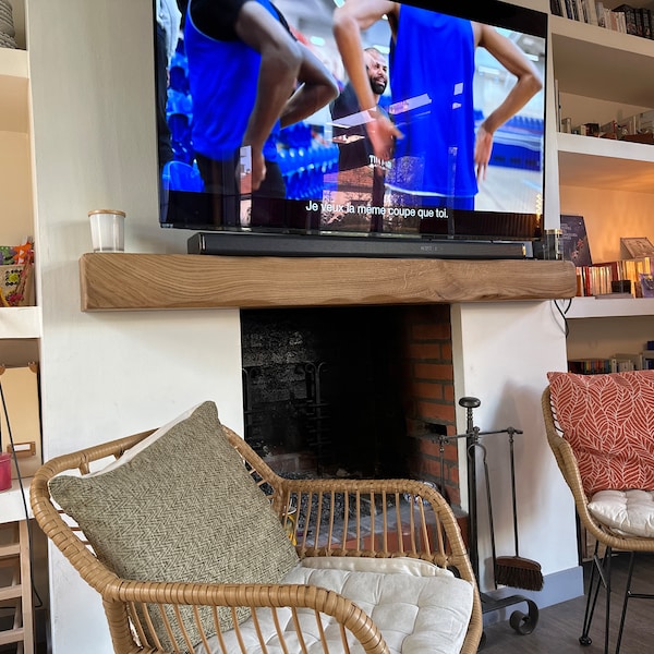 Floating Oak Mantle Shelf-bespoke Sizes, Pre-drilled, Fixings Included ...