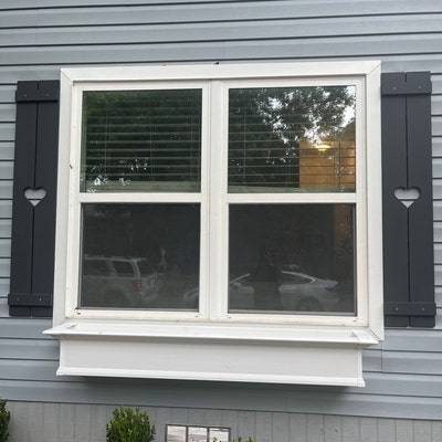 Exterior Shutter With Mid Century Modern MCM Starburst Cutout: - Etsy