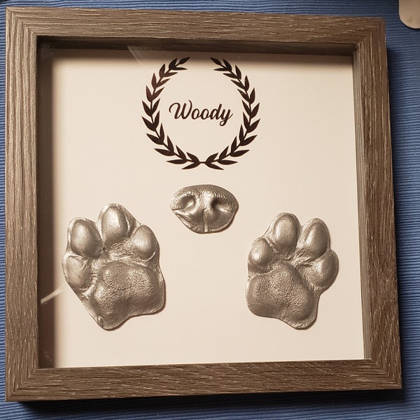 Pet Casting - Paw Cast - Paw Print - DIY Casting Kit - Keepsake for Dog ...