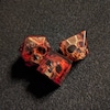 D20 Skull Geode 33mm Dice Sharp Edge, D&D Dice Set for Dungeons and ...