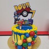 Custom Pokemon Birthday Cake Topper - Layered & 3D Cake Topper ...