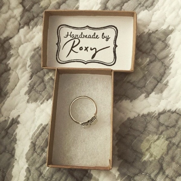 Open Book Ring in Sterling Silver , Handmade Silver Book Ring, Book ...