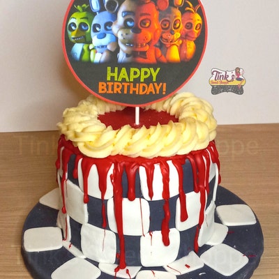 Five Nights at Freddy's Drink Labels FNAF Birthday Party 5 Nights ...