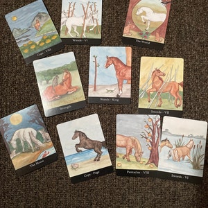 The Rabbit Tarot Deluxe Version Animal Art Card Deck - Etsy