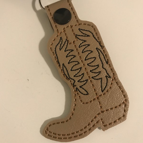 Cowboy Boot Keychain, Cowboy Boot Key Chain, Cowboy Boot Key Ring, Boot ...