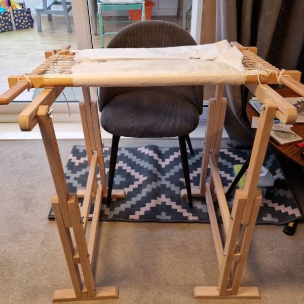 Tambour Embroidery Large Frame and Trestles 24 79 60cm 200cm Embroidery ...