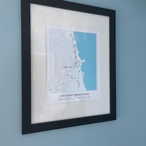 Portland Marathon Course Map Personalized Portland Marathon Route Map ...