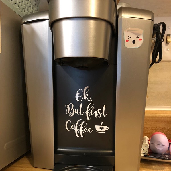 Custom Keurig Coffee Maker Decal, Sticker for Your Coffee Machine - Etsy