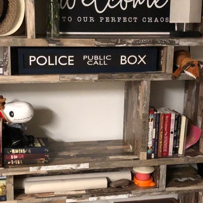 Doctor Who TARDIS Police Box HANDMADE Framed Sign - Etsy