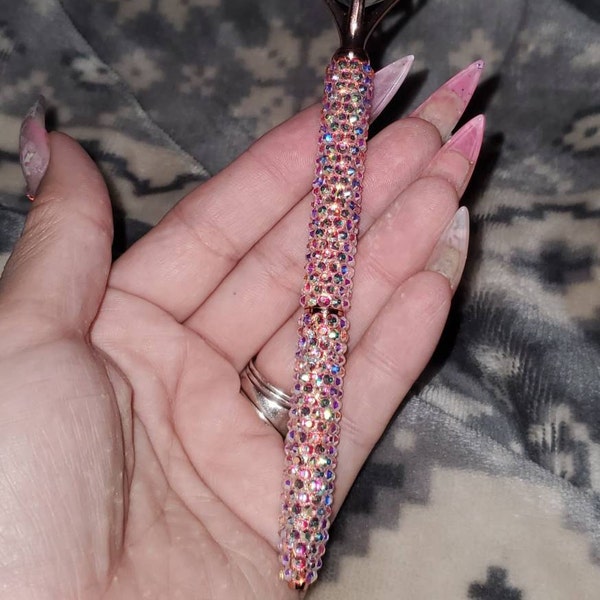 Light Pink Bling Diamond Pen, Rhinestone Pen, Bling Pen - Etsy