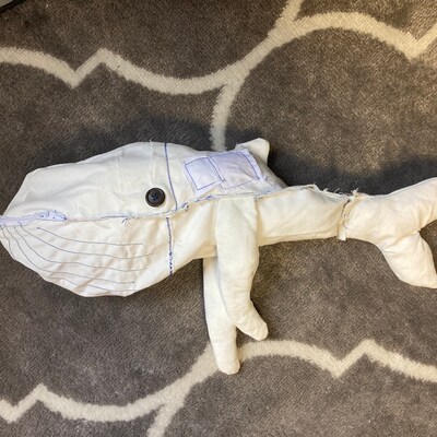 Sewing PATTERN TUTORIAL PDF Upcycled Denim Jean Stuffed Animal Plush ...