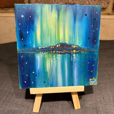 Angelfish Original Art, Freshwater Fish, Aquarium, Colorful Little Fish ...