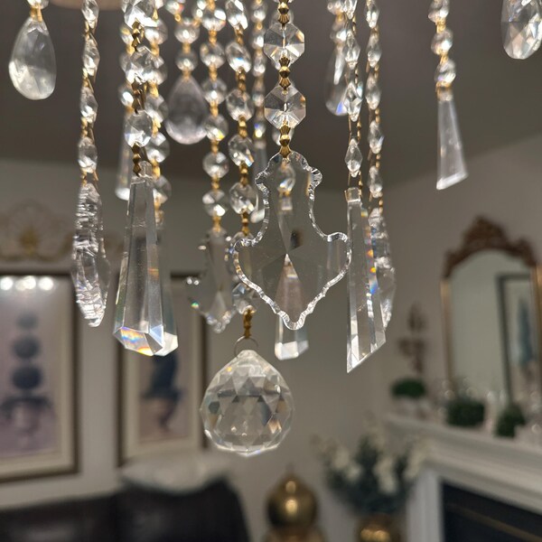Asfour Crystal, 3in (76x53mm)pendeloque Crystals, Chandelier Parts ...