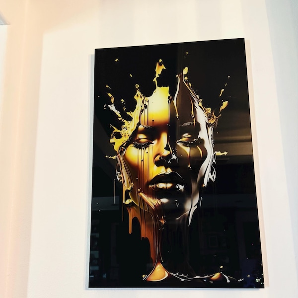 Colorful Tree of Life 4 Seasons Glass Wall Decor - Home Decor ...