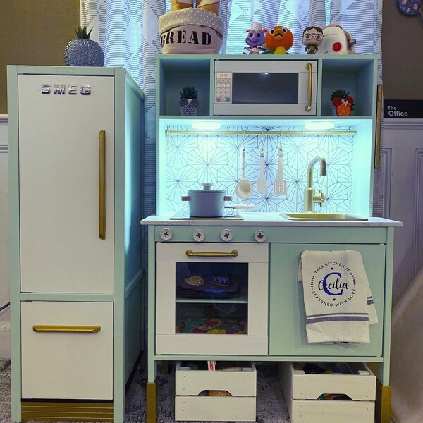 Queer Eye Kitchen Printed Backsplash Board for Ikea DUKTIG Play Kitchen ...