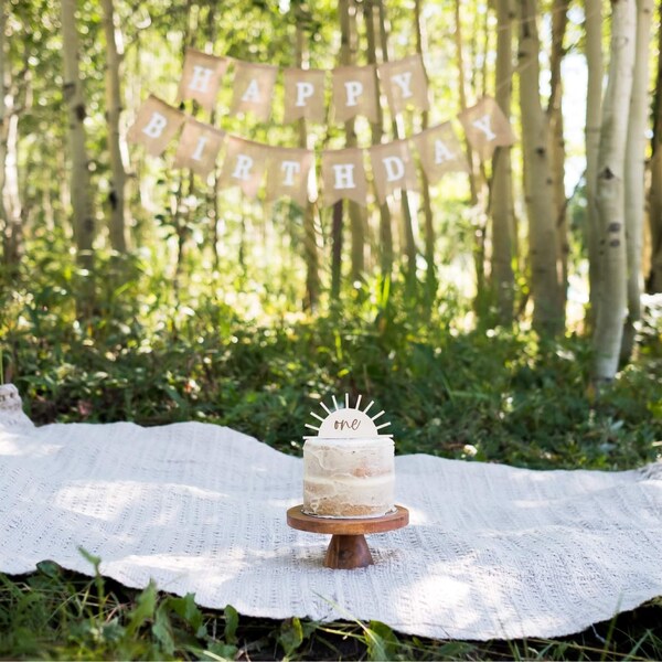 One Sun Cake Topper, First Birthday Cake Topper, Sun Themed Birthday ...