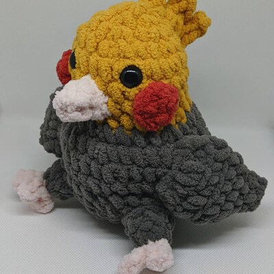 PATTERN/INSTRUCTIONS Cockatiel, Bird Pattern, Charlie the Cockatiel ...