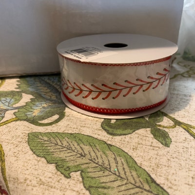 Baseball Ribbon, Sports Ribbon, Bulk Ribbon, Ribbon, Wreath Ribbon ...