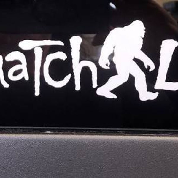 Bigfoot Squatch Life Vinyl Decal - Etsy
