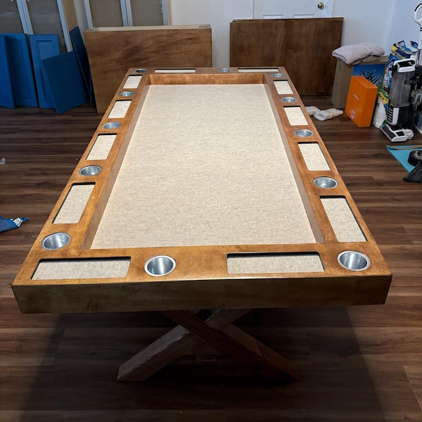 Board Game Table With Removable Topper, RPG Gaming Table, Convertible ...