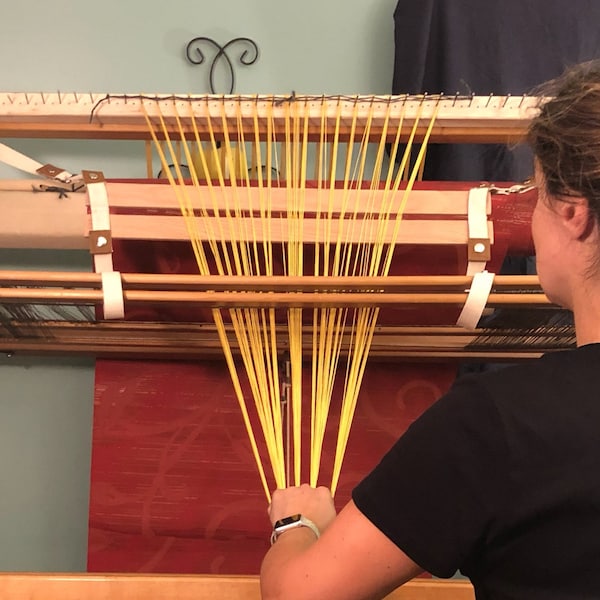 Weaving Floor Loom Warping Helpers: Adjustable Lease Stick Connectors ...