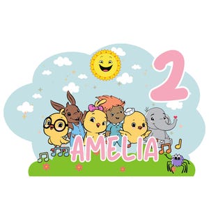 Canticos Birthday Welcome Sign, Canticos Birthday, Canticos PNG ...