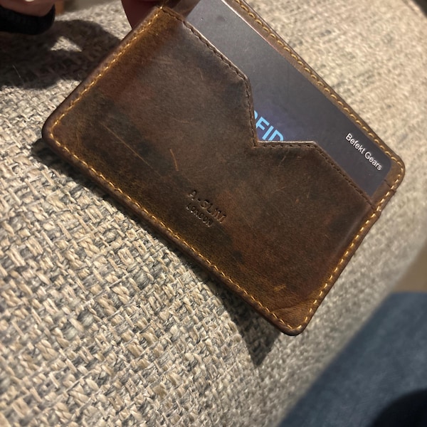 Black Wallet With RFID (back Slot is Scannable, Allowing Payments ...