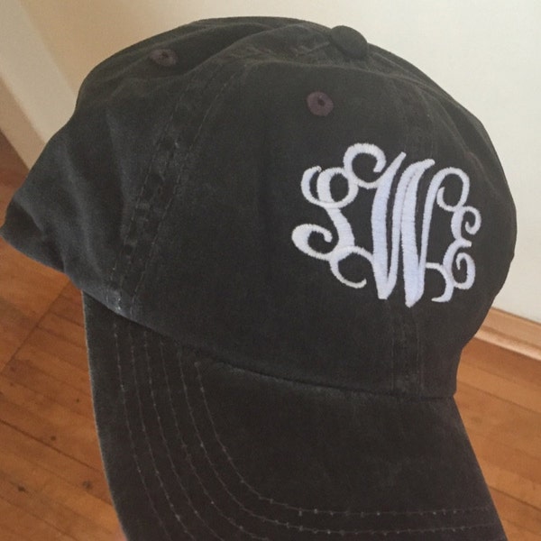 Monogrammed Hat- the PERFECT Preppy Accessory! so Many Color Choices ...