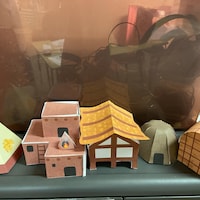 3D Model GIZA Great Pyramids Ancient Egypt Paper Diorama Model ...