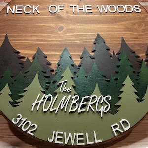 Forest Welcome Door Hanger SVG, Pine Tree Door Sign SVG, Cabin Decor ...