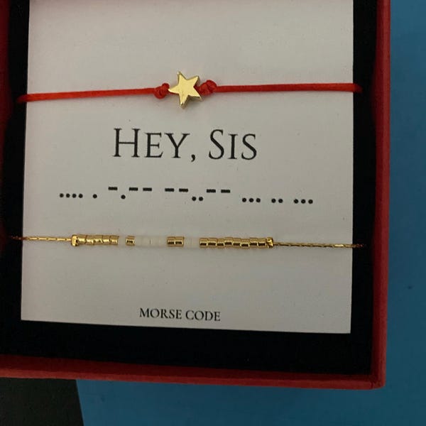 Custom Morse Code Bracelets for Couples and Friendships | Hidden ...