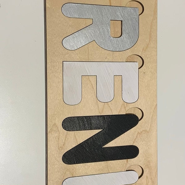 Alphabet Puzzle SVG - Custom Name Puzzle SVG - Glowforge Puzzle File ...