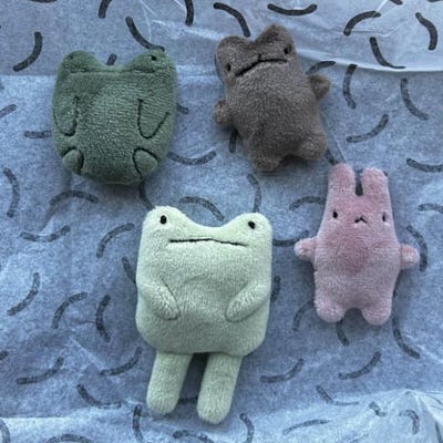 Mini Squishy Bear Mochi Minky Nugget Plush Light Brown - Etsy