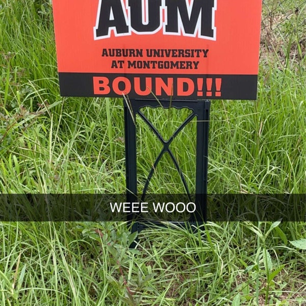 College Bound Yard Sign, College Logo Sign, Senior Sign, 2025 College ...