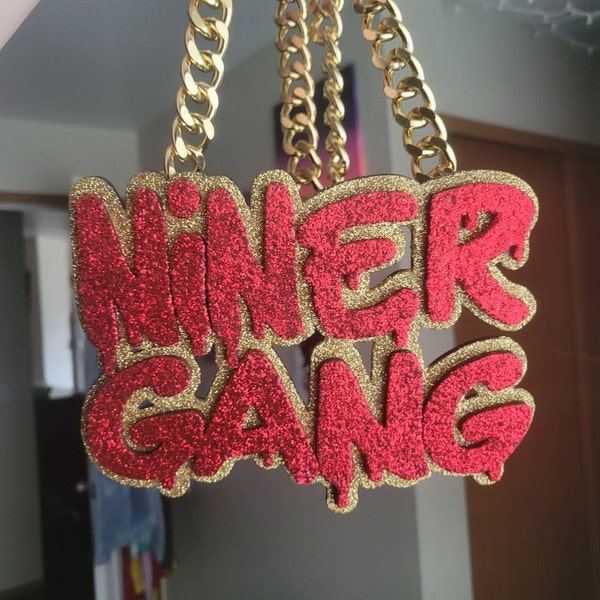 49er Niner Gang Niner Empire Wooden Chains - Etsy
