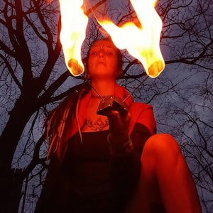 Fire Sword, Martial Art Fire Sword, Fire Dance Stick, Flow Art Props ...