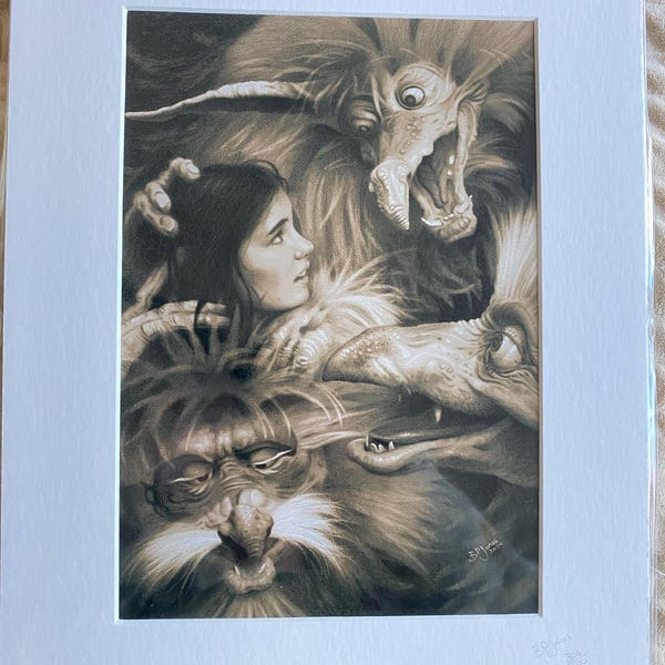 Limited Print of My Pastel Drawing of Sarah and the Fireys From ...