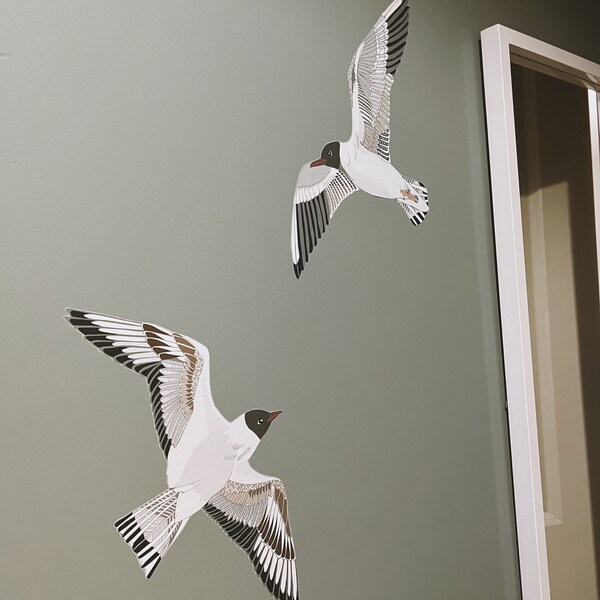 Song Thrush Wall Decal, Bird Wall Sticker, Bird Decal, Bird Decor, Bird ...