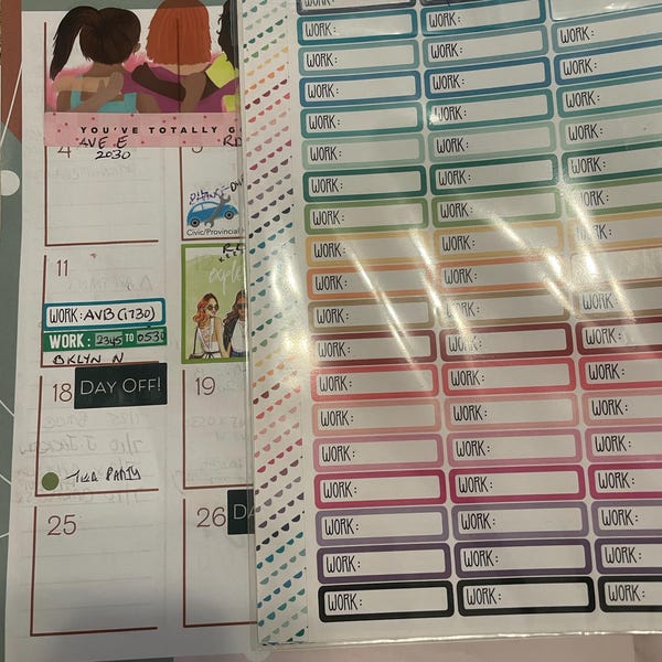 STK-110 currently Planner Dashboard Stickers - Etsy